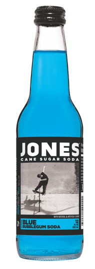 Soda | Jones Blue Bubblegum Soda | Bill's Distributing