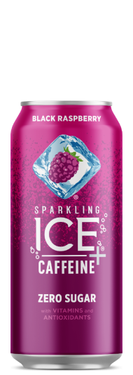 Energy Drinks | Sparkling Ice +Caffeine Black Raspberry | Bill's Distributing
