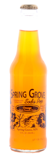 Soda | Spring Grove Strawberry Soda Pop | Bill's Distributing