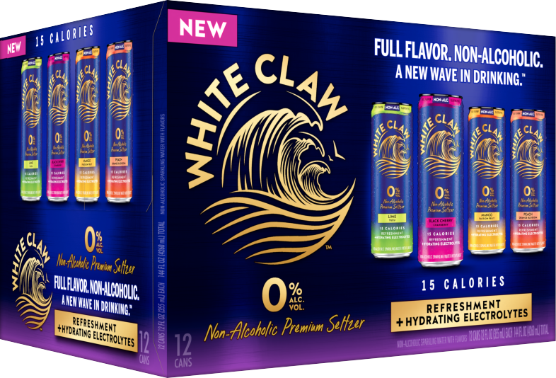 Variety Packs | White Claw 0% Non-Alcoholic Variety Pack | Bill's ...